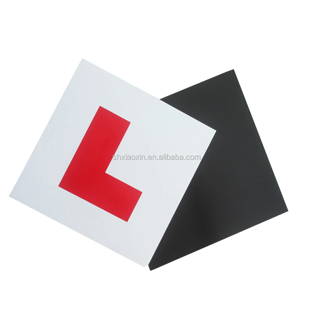 Bodywork Fully Magnetic Car Learner Plates Car Sticker Uk Learn Plates ...