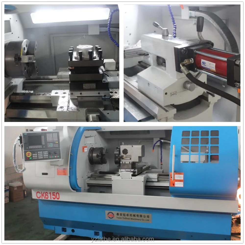 Cama Plana E Horizontal Torno Cnc Ck6150a Alta Precisão Novo Tipo - Buy Torno Cnc Tipo Novo ...