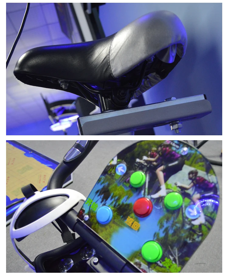 Hot Sale 9d Vr Virtual Reality Simulation Rides Vr Bike In Bicycle Game ...