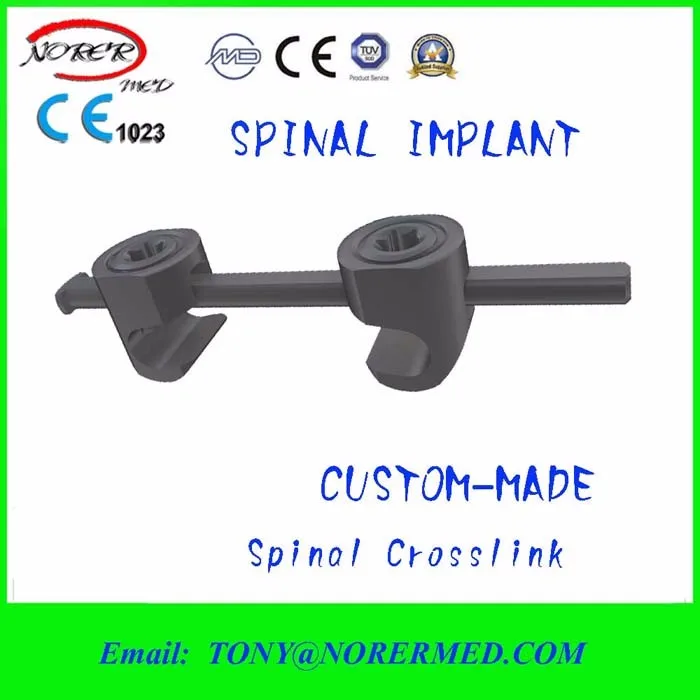 China Manufacturer Titanium Orthopedic Spine Crosslink For Spine Rod ...