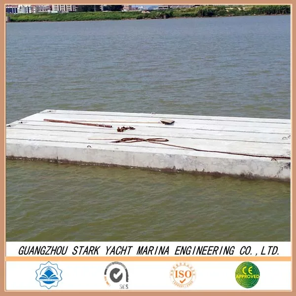 New Design Concrete Floating Pontoon Dock - Buy Concrete Floating Dock ...