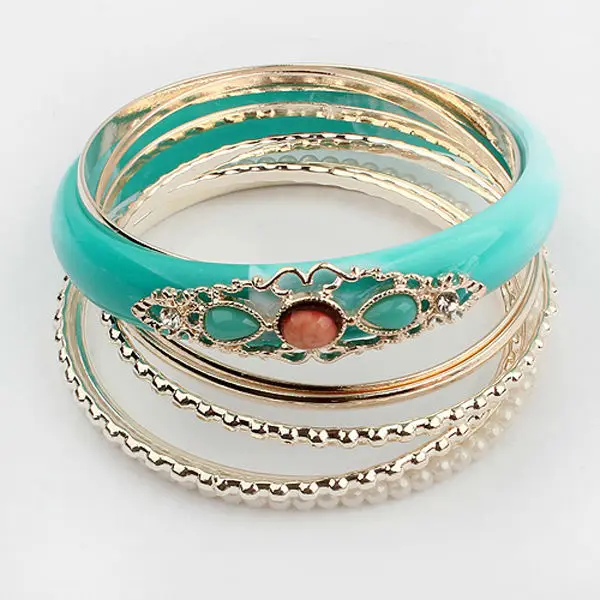 Gold Plated Plastic Bangles Indian Girls Fashion Metal Bangle Fashion ...