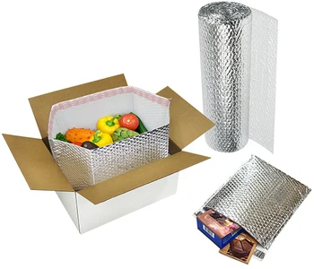 Eco Friendly Frozen Food Aluminum Foil Foam Bubble Insulated Cooler ...