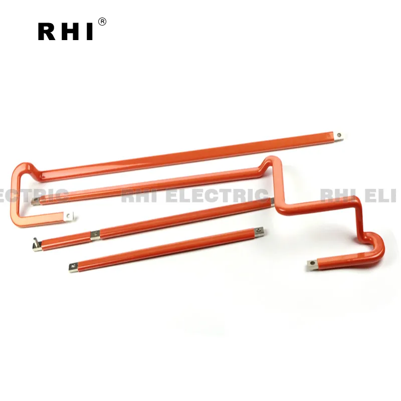 Customized Nickel Insulated Copper Bus Bar With Pvc Dipping For Panel ...