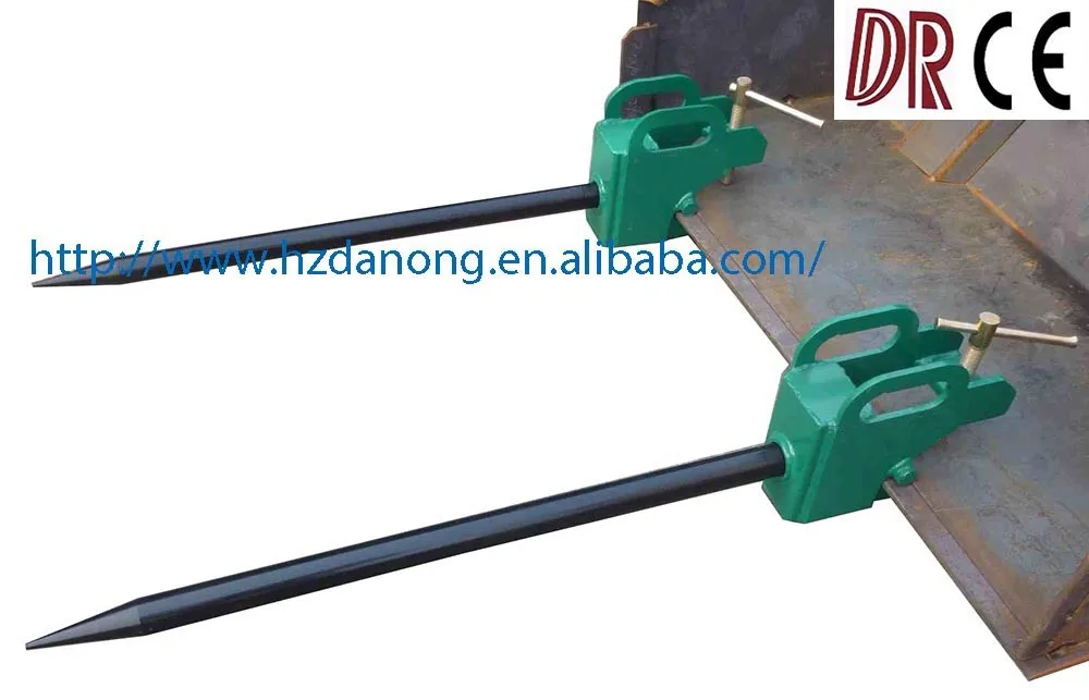 3000 Lbs Capacity Loader Bucket Tractor Clamp on Bale Spear