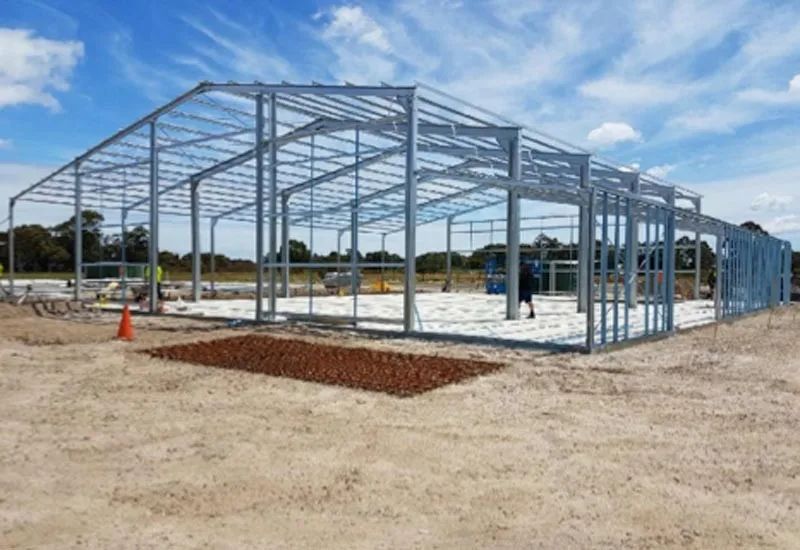 Steel Structure Factory Layout Plan - SANHE Industrial Building