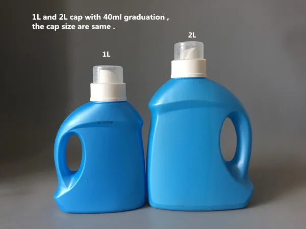 Food Grade Empty Detergent Bottles - 1L to 5L Capacity