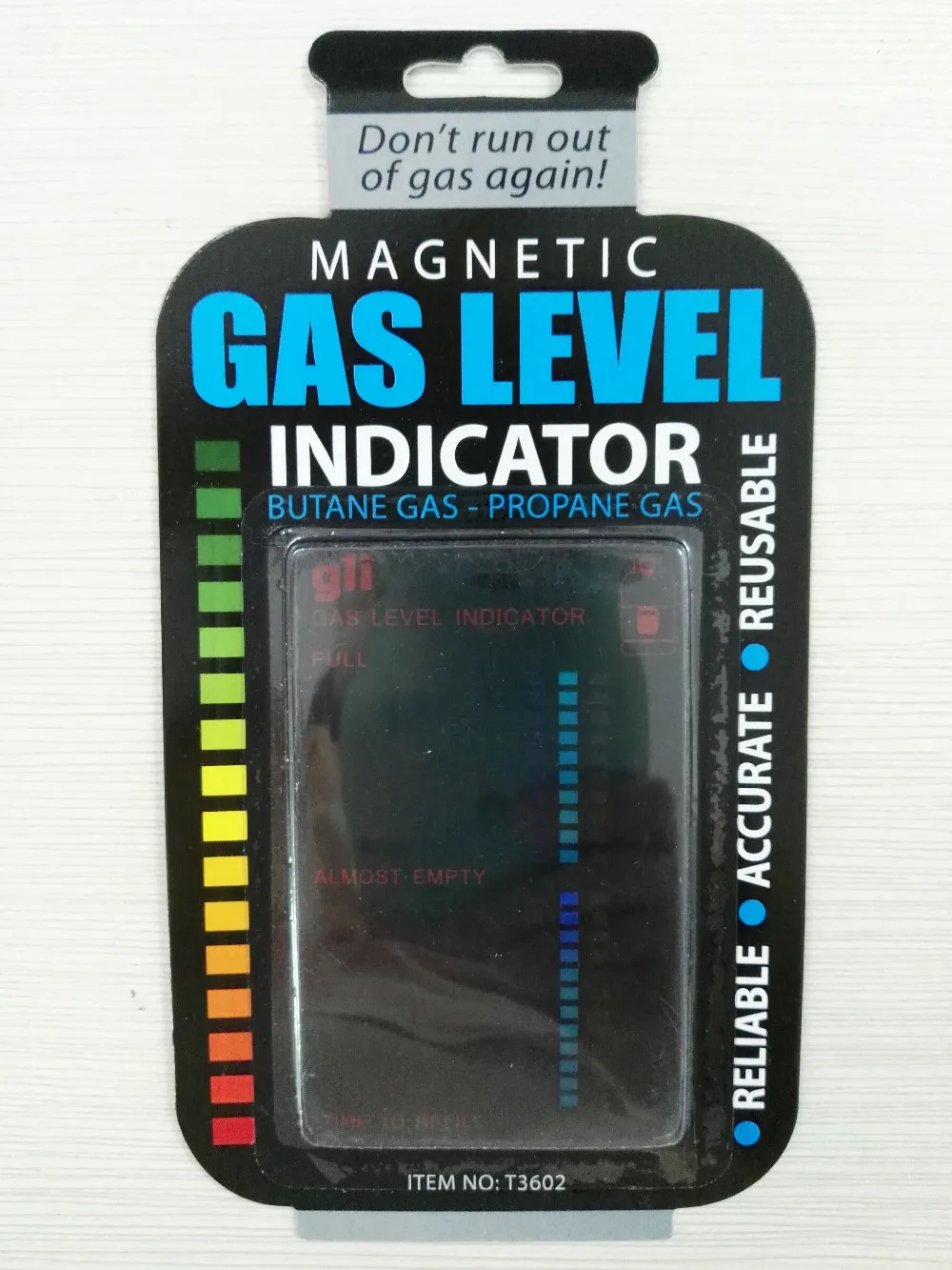 Promotional Gift Ges Level Indicator Thermometer Magnetic Gas Level ...