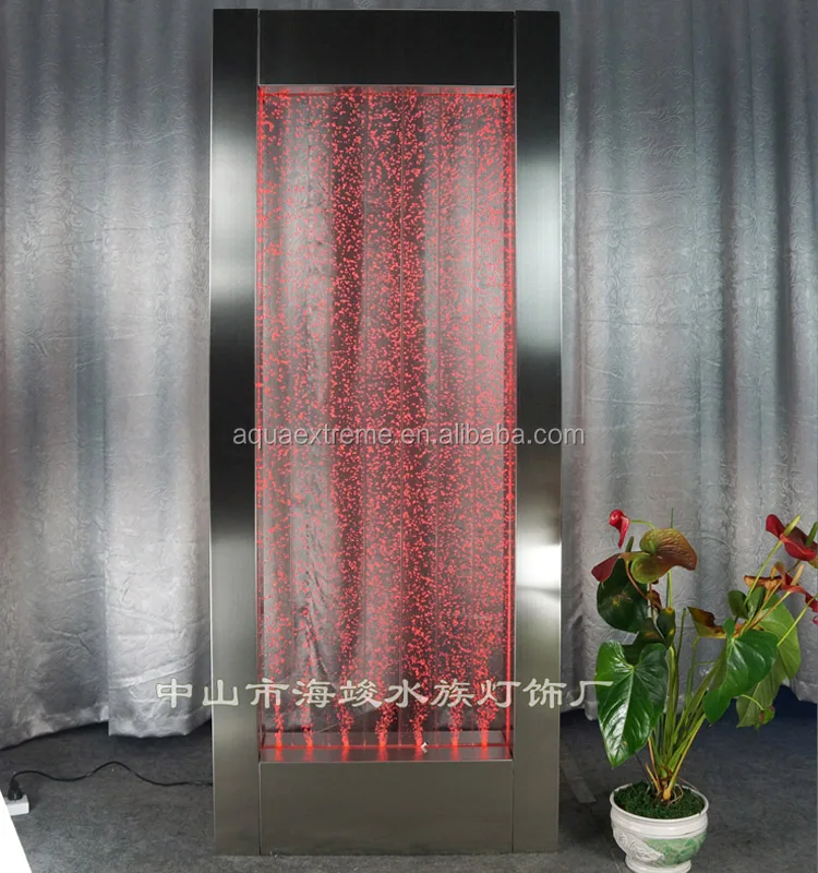 Aquaextreme Stainless Steel Frame Straight Water Bubble Wall Panel ...