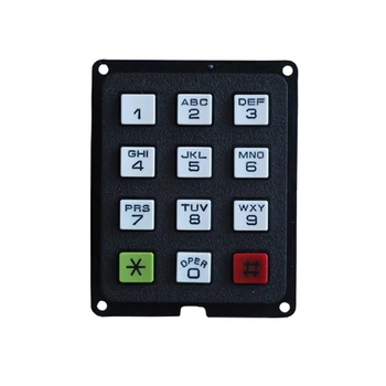 12 Button Matrix Keypad 4x3 Usb Number Keypad - Buy 12 Button Matrix ...
