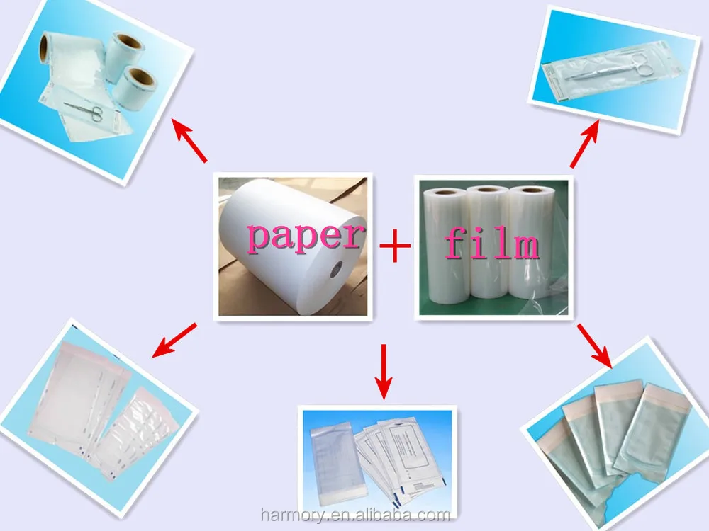 Syringe Sterilize Packing Paper Roll/eto Sterilization - Buy Heat Seal ...