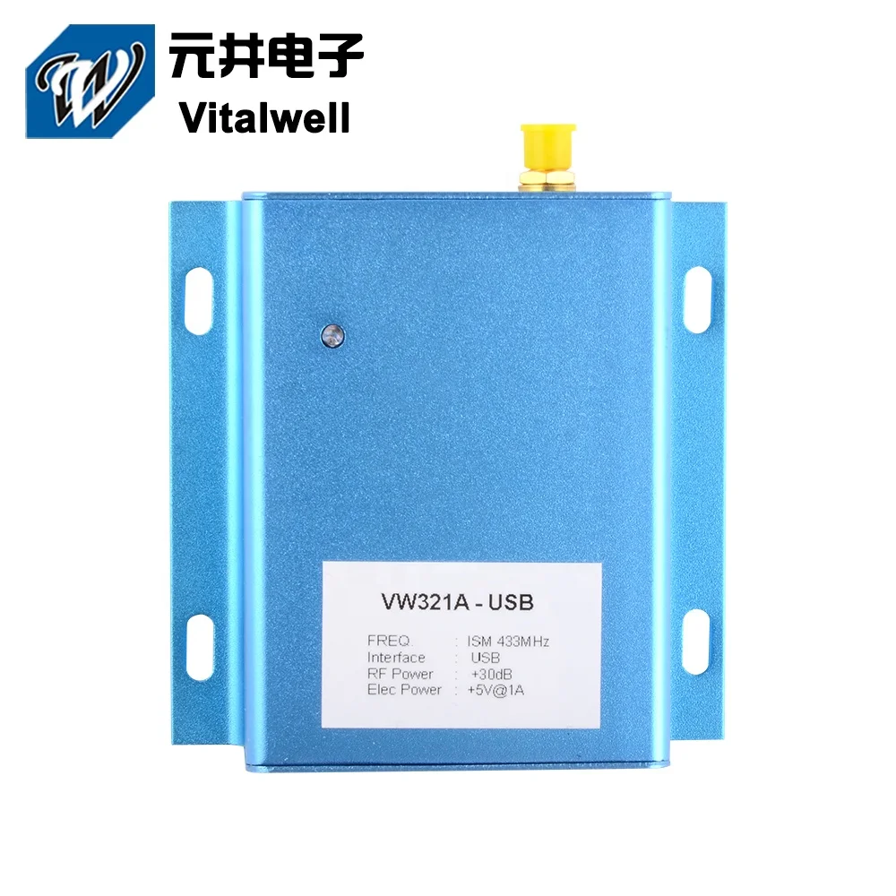 Vw321a 5v 433mhz Usb 2km Uhf Wireless Control Remote Repeater Data ...