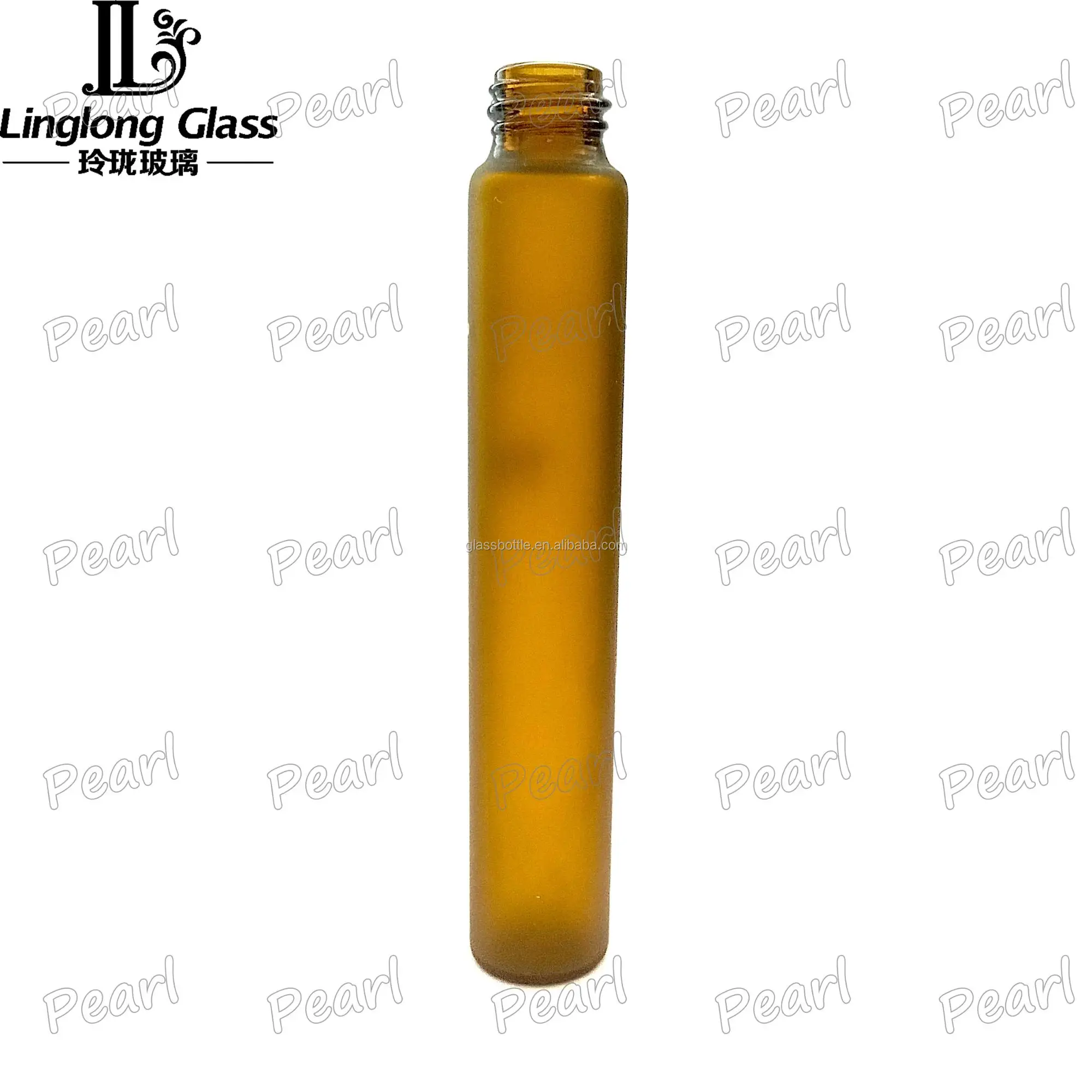 10ml Dark Brown Frosted Roll-on Glass Bottle Glass Vial For Anti-itch ...