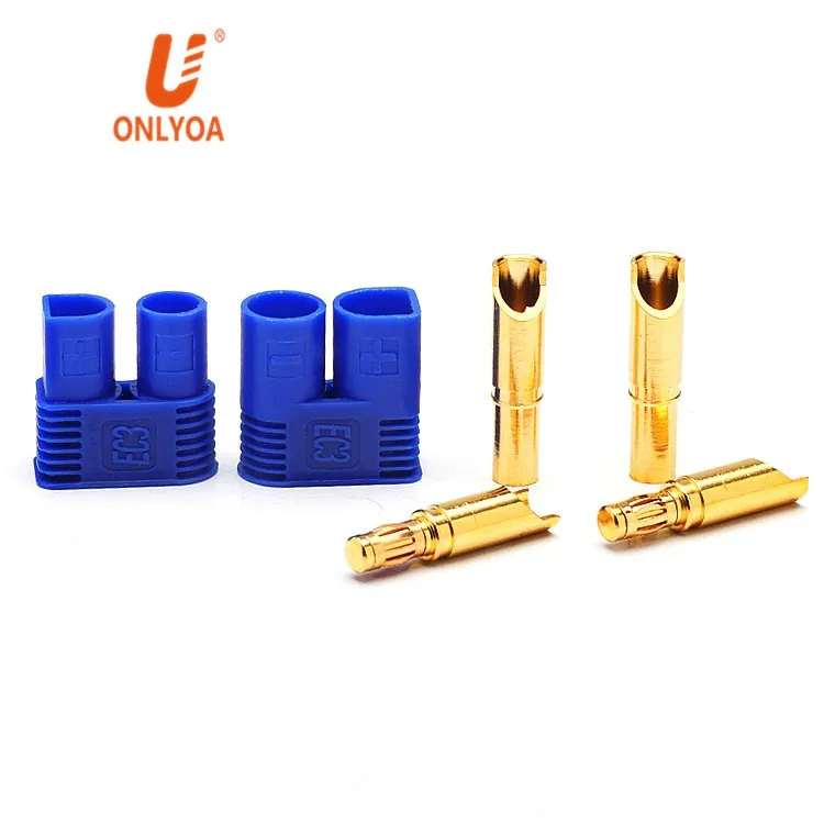 Ec3 3.5mm Rc Bullet Plug Power Battery Cable Connector Male Female ...