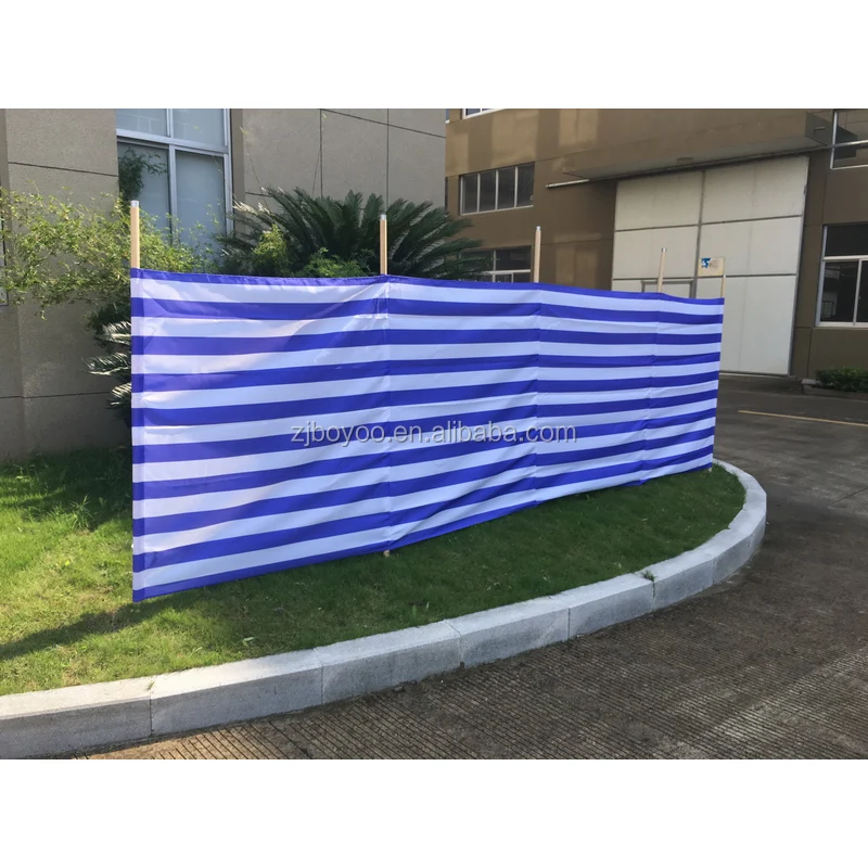 6 POLE BEACH HOLIDAY CARAVAN CAMPING WINDBREAK TALL WINDBREAKERS ...
