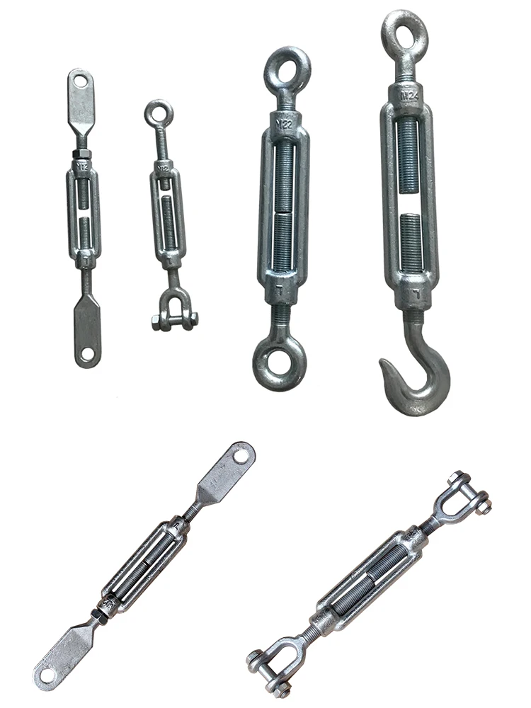 Custom M10 M16 M20 M24 M30 Turnbuckles for Heavy Industry