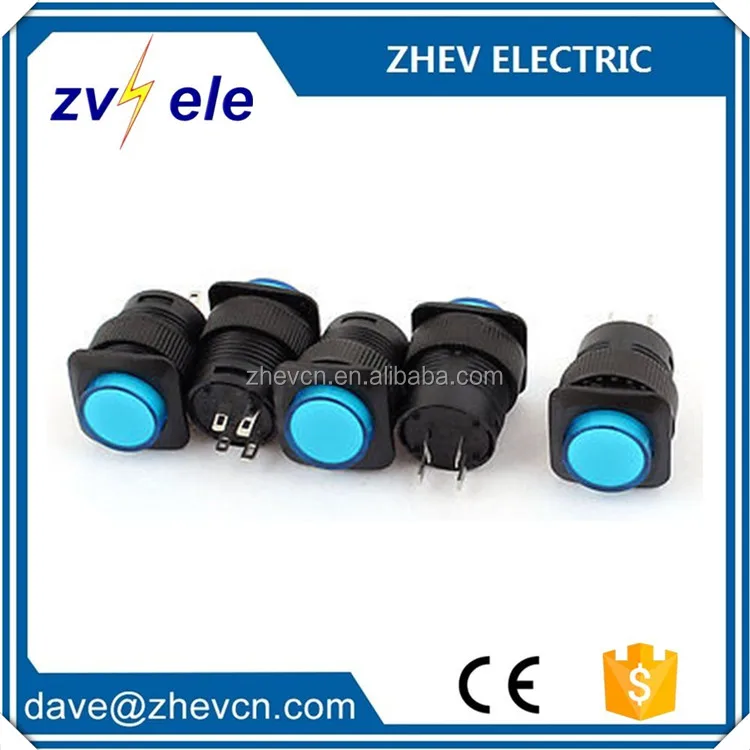 Blue Reset Button Red Illuminated 220v Push Switch With M16 Square ...