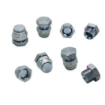 Carbon Steel Bsp Hydraulic Plugs And Caps For Adapter - Buy Double ...