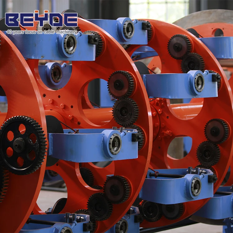 Cable Planetary Stranding Machine Siemens Control System Pj400/12 1.8-4 ...