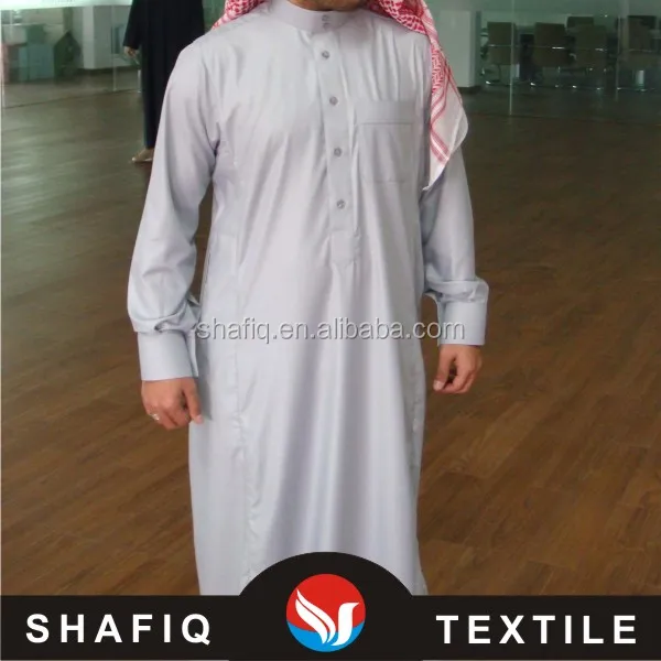 Saudi Style Islam Garment Arab Thobe Thawb Robes With Cuffing - Buy ...