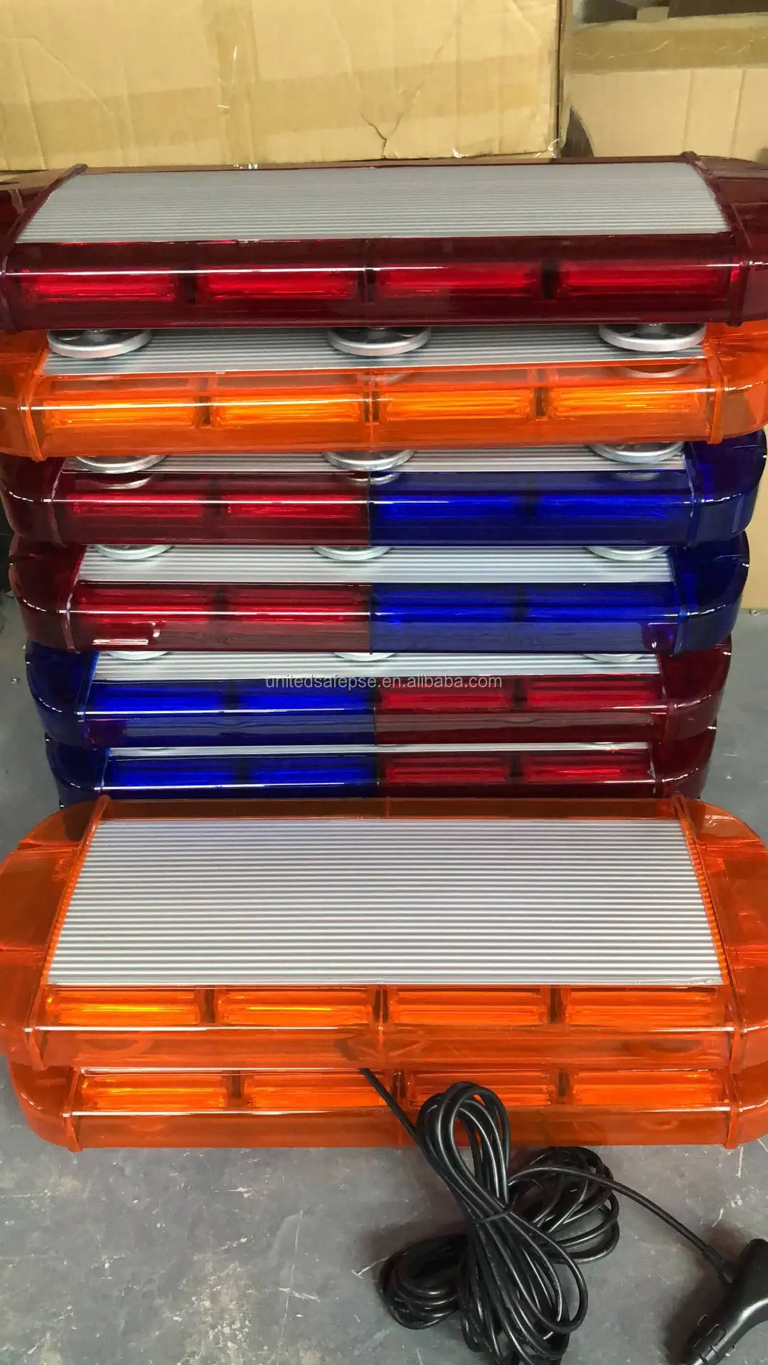 Cob Led Mini Bar Light Wreck Tow Truck Magnetic Mount Flash Strobe ...