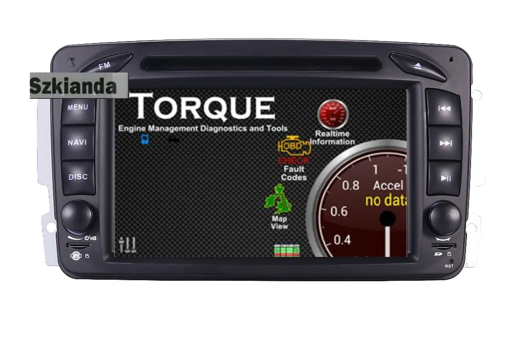 Android Car Gps For Mercedes Benz W209 W203 W168 Ml W163 W463 Viano ...