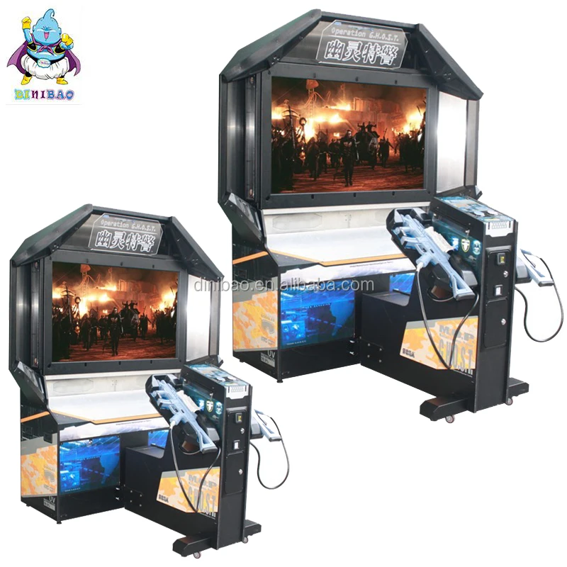 Double Players Arcade Time Crisis 5 Shooting Game Machine Simulator Gun ...