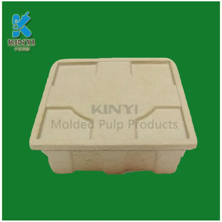 Custom Sustainable Bamboo Pulp Material Molded Pack Paper Pulp Box ...