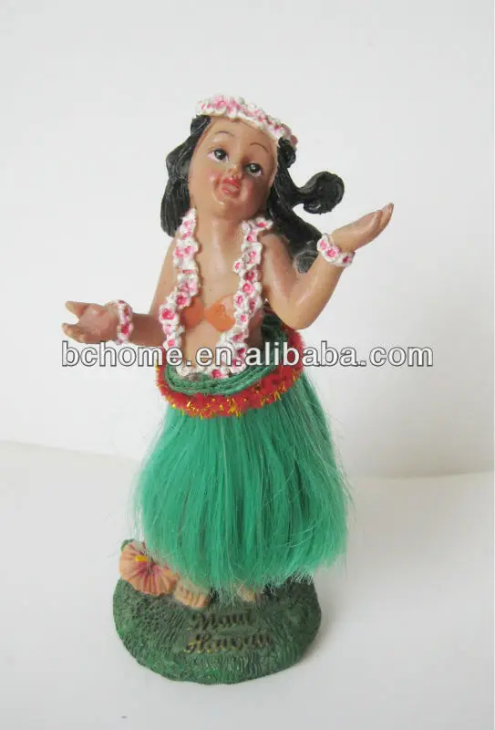Resin Dashboard Hula Girl Figures - Buy Custom Hula Girl,Hula Girl ...