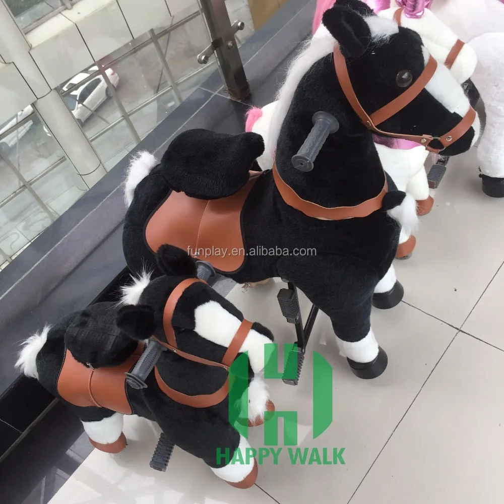 Factory Wholesale Mechanical Walking Horse Ride On Pony Toys Kids ...