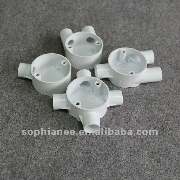 Pvc Circular Junction Box 4 Way - Buy Pvc Junction Box,4 Way Pipe ...