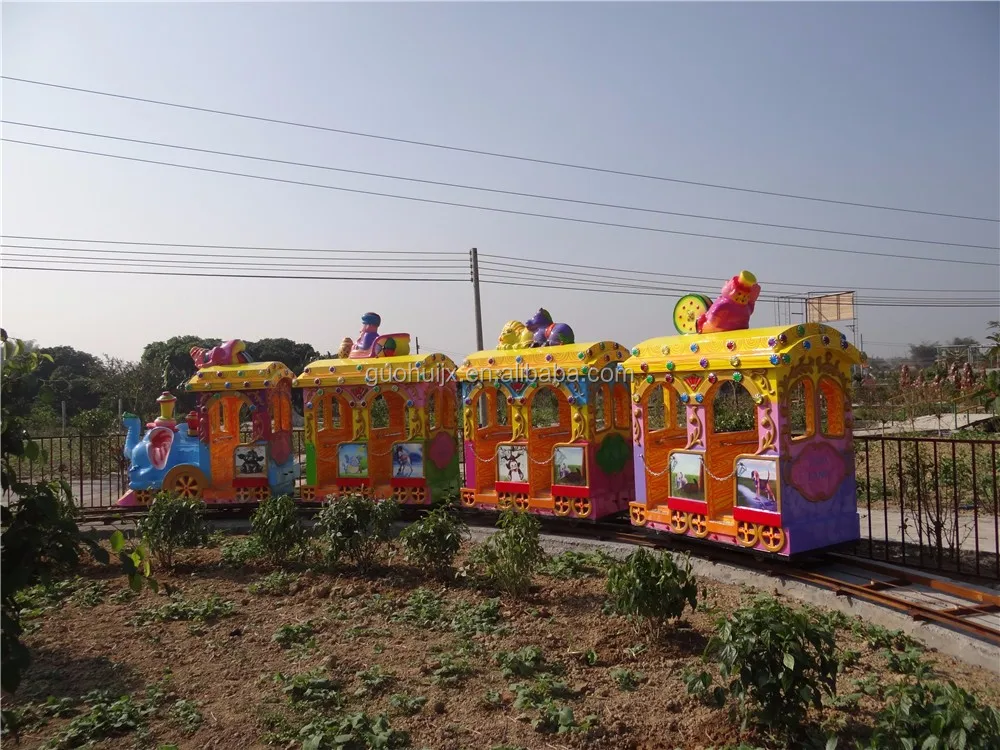 Amusement Park Ride Funfair Mini Kiddie Track Train Ride Small Train ...