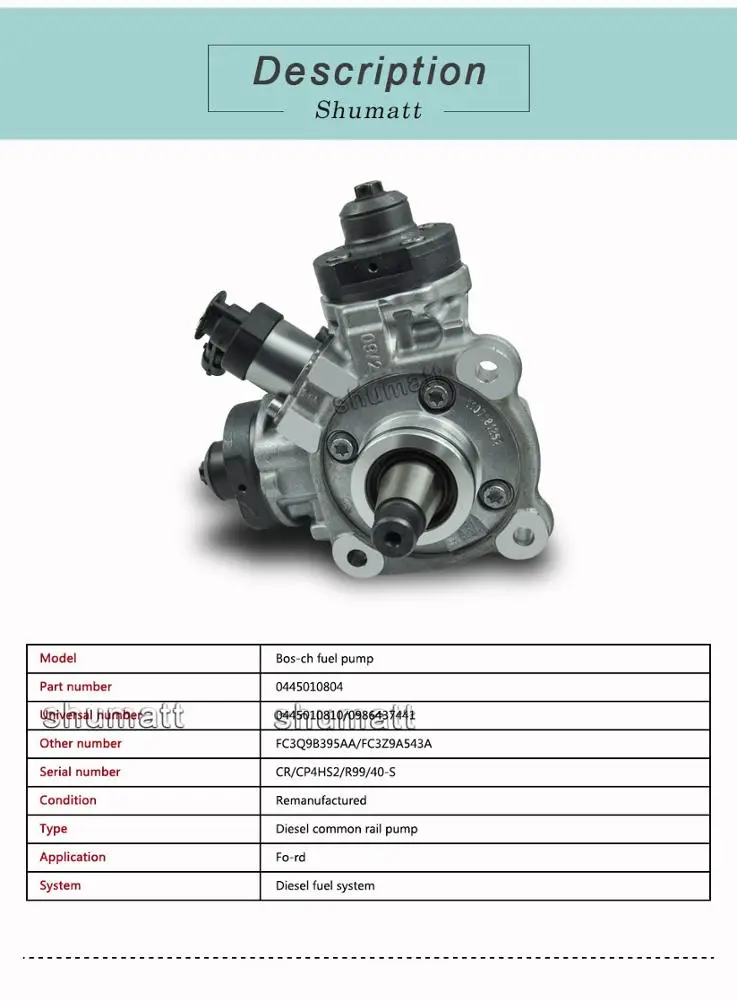 Bosh Cr燃油泵0445010804 0445010810 0986437441用于fo-rd零件 - Buy 0445010804 ...
