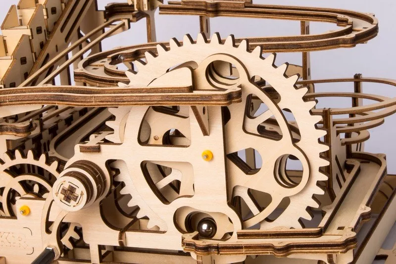 Robotime 3d Assembly Wooden Puzzle Diy Mechanical Model - Buy 3d Puzzle ...