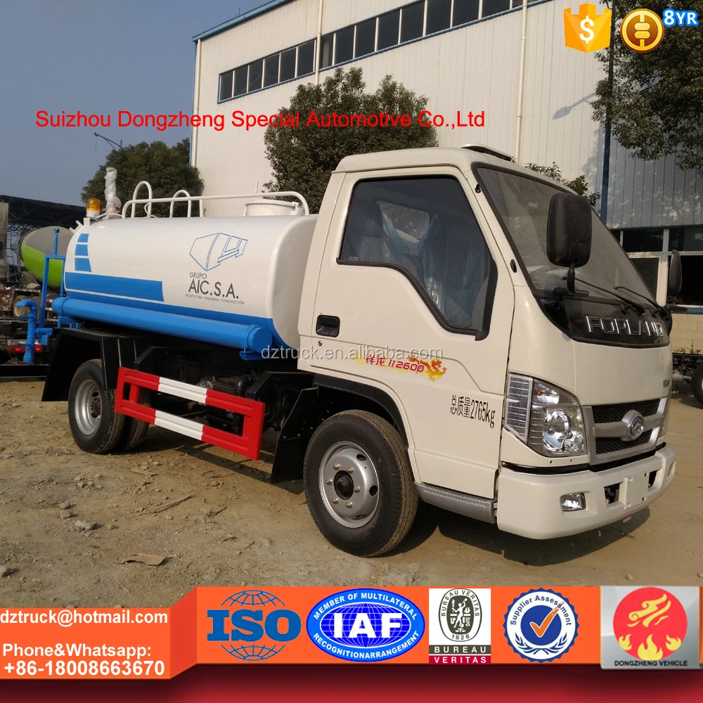 2000l To 3000l Small Water Tank Truck - Buy Small Water Tank Truck ...