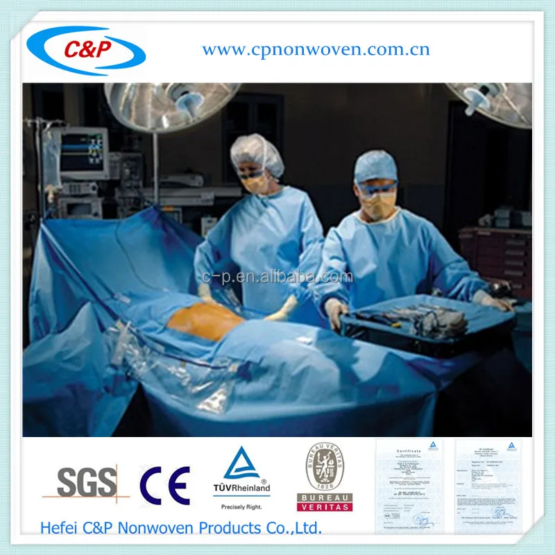 Surgical Tur Drape Set With Collection Pouch - Buy Disposable Sterile ...