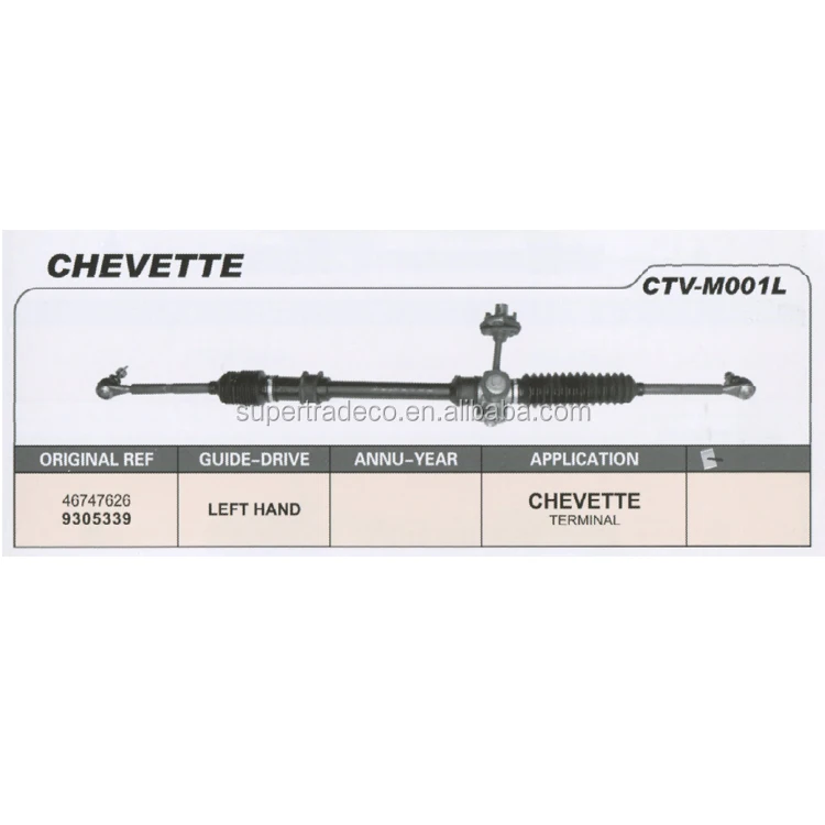 Auto Spare Part Steering System Power Steering Rack 96275011 26026340 ...