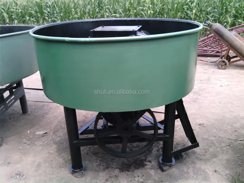 Charcoal Powder Mixer Wheel Mixing Machine For Charcoal Briquette Line ...