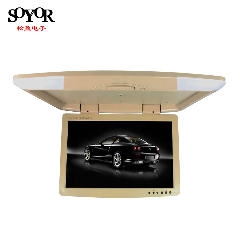 19 22inch Bus Flip Down Roof Mounted Bus Tv Monitor 12v 24v With Ir,Fm ...