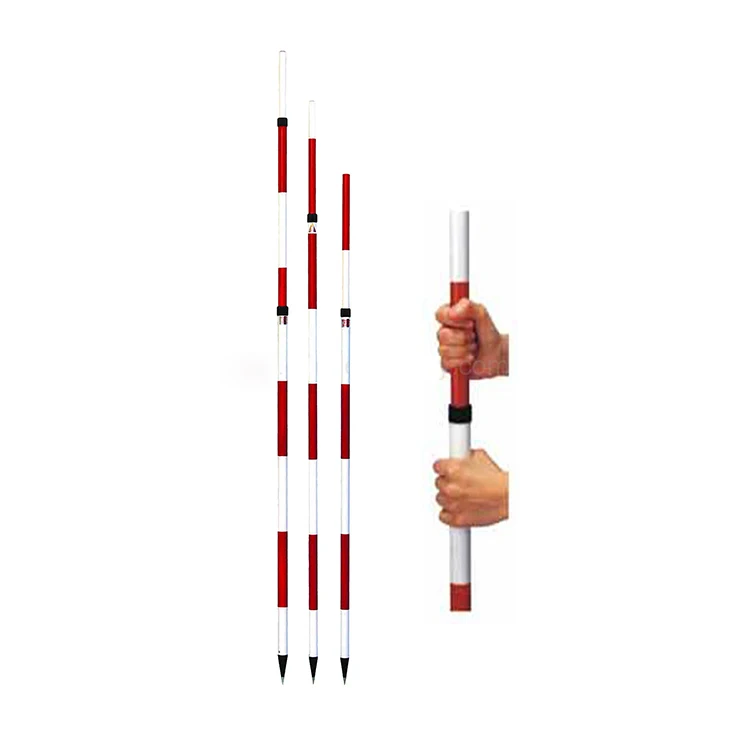 3m*3section Surveying Accessories - Telescopic Range Pole