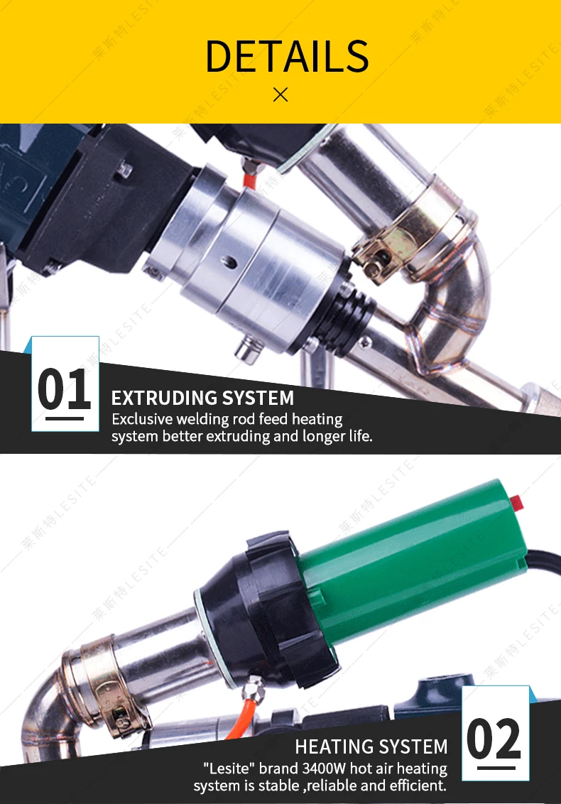 Portable PP Hand Extruder - Efficient Plastic Welding