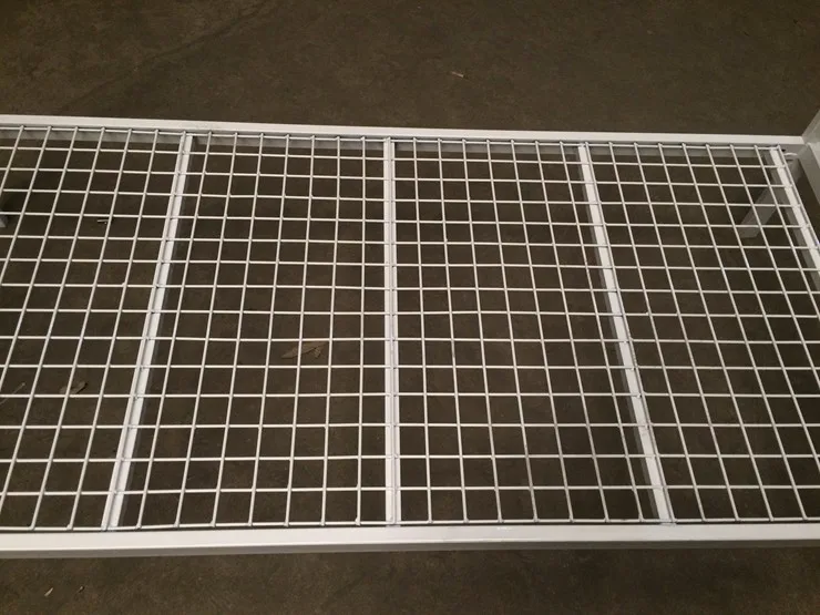 Heavy Duty Iron Mesh Bed Base White Color Metal Single Steel Bed Y ...