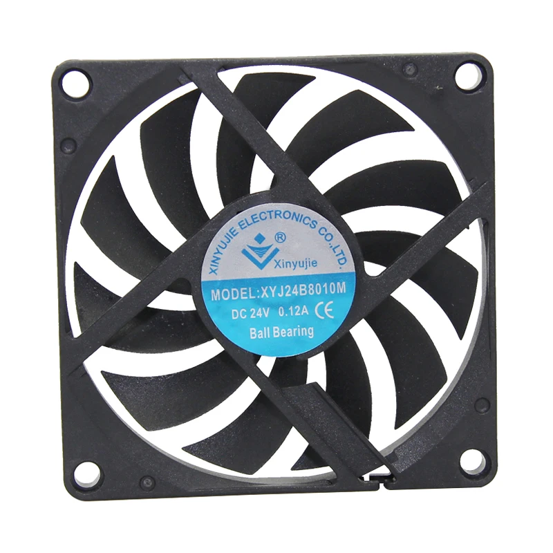 Pwm And Tacho 8010 Slim High Speed Dc Fan 12 Volt 80mm Cpu Cooling Fan ...