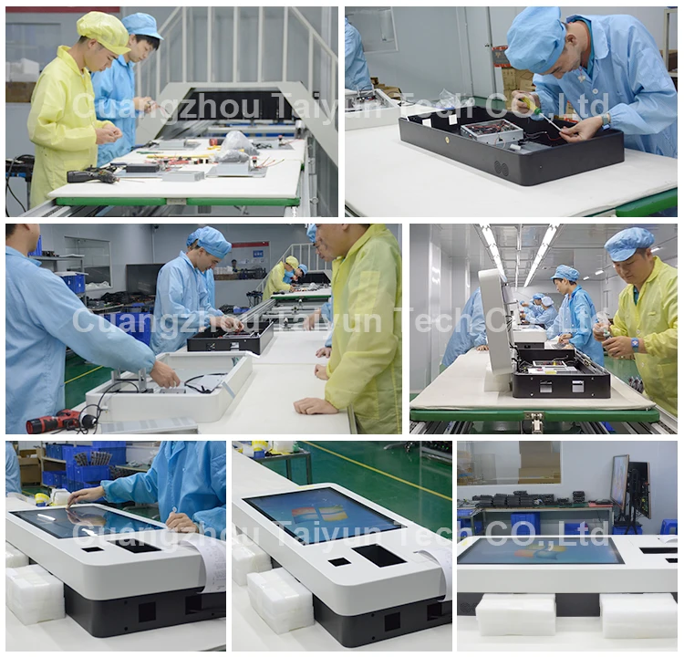 27 Inch Self Service Order Kiosk Terminal Restaurant Ordering Machine ...