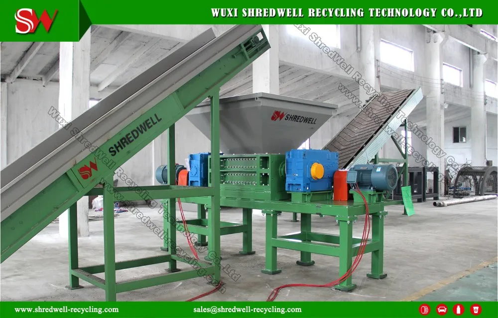 Small Size Scrap Metal Shredder Ms800 For Steel Shavings Recycling ...