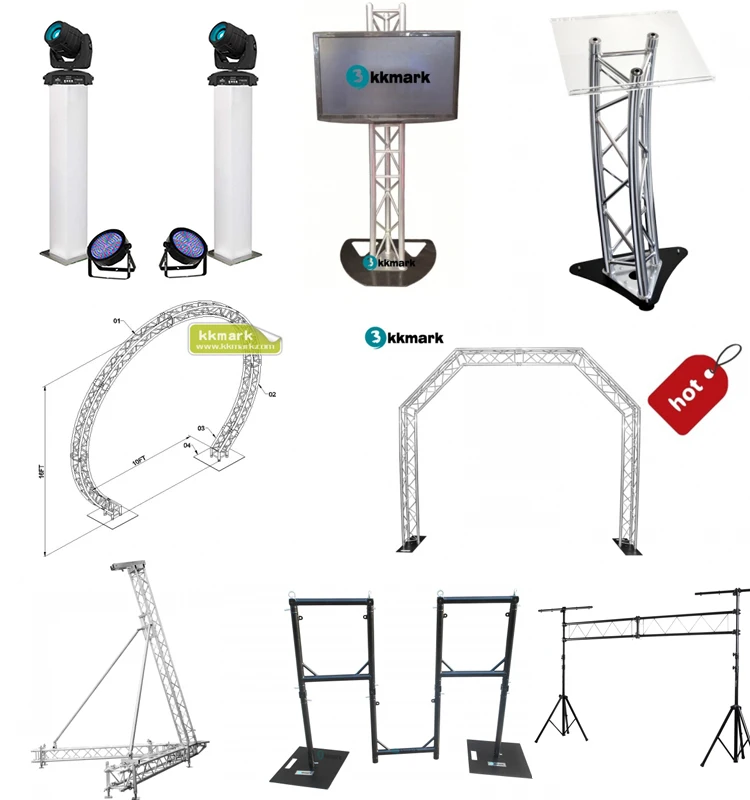 Outdoor Concert Sound System - Line Array Speaker Tower Stand Truss System
