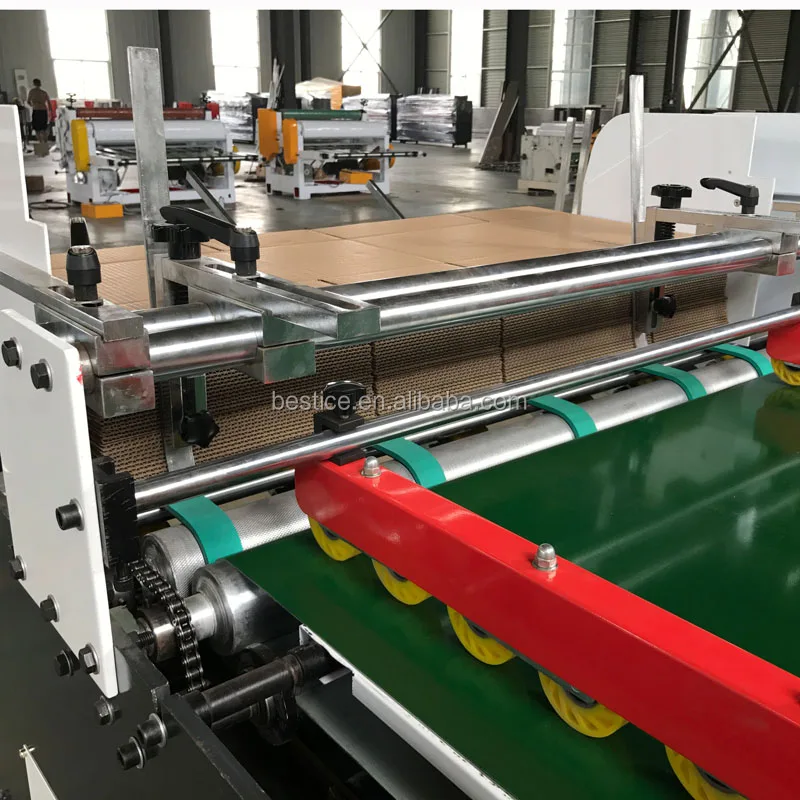 Small Size Carton Box Folder Gluer With Two Gluing Heads - Buy Box ...