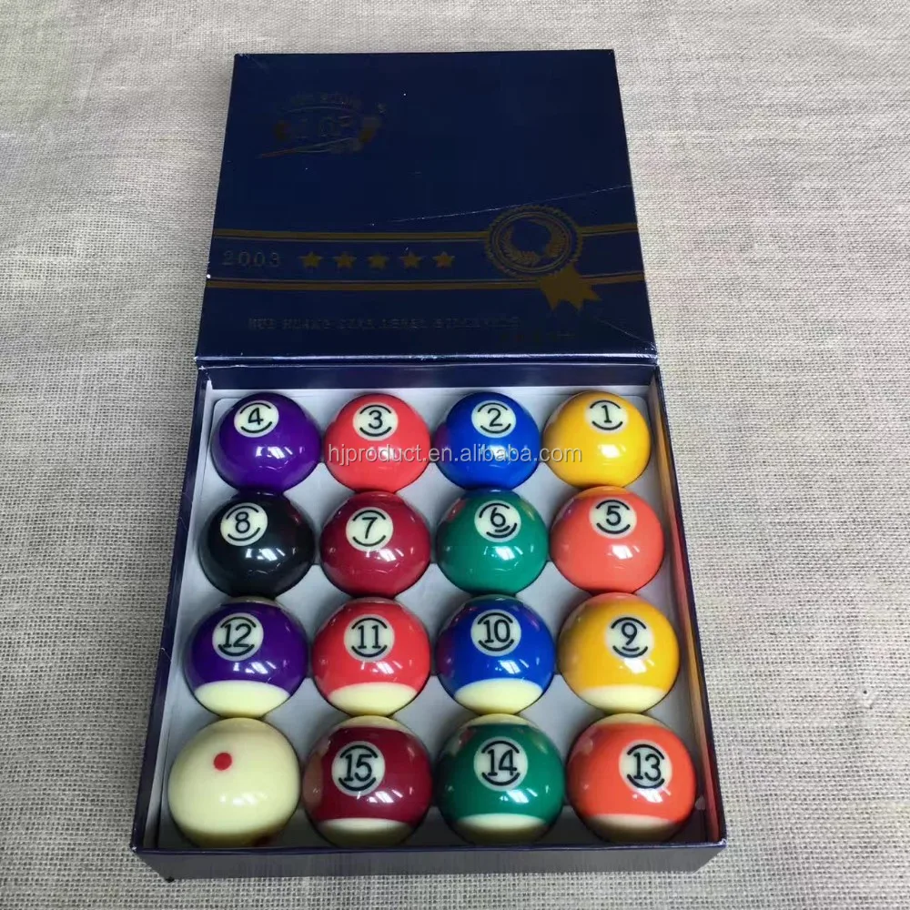 Five Star Grade Pool Ball Set 57.2mm Billiard Balls - Buy Billiard Ball ...