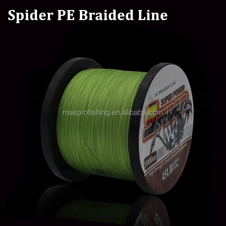 Spider PE Braided Fishing Line - High Strength & Buoyancy