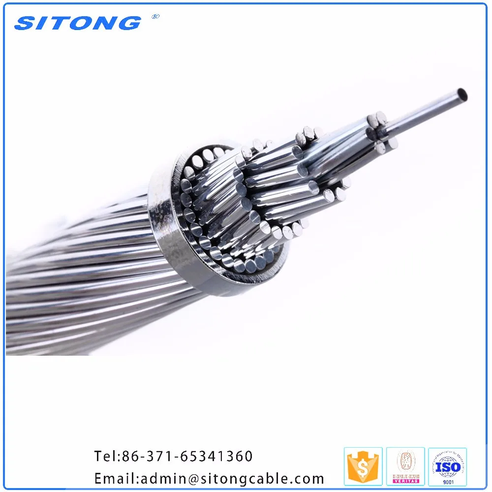 Electric Wire Bare Conductor Aluminum Conductor Steel Reinforced Acsr ...